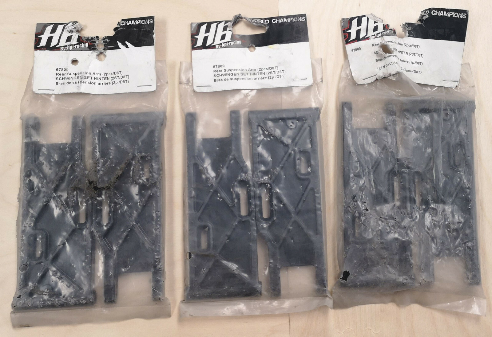 HBS67809 Hot Bodies D8T Rear Suspension Arms (3 pairs) | eBay