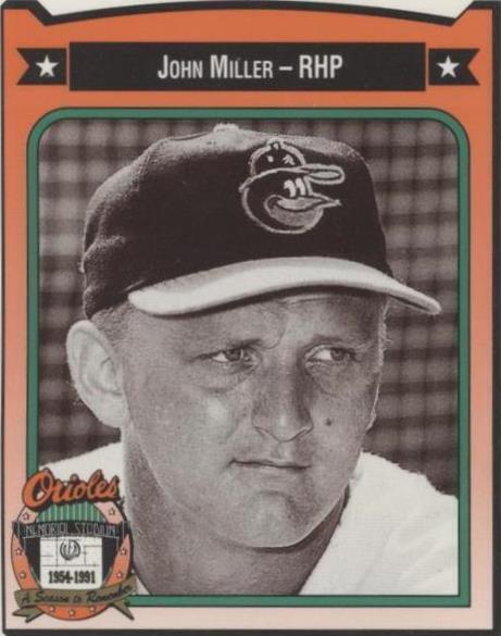 1991 All-Time Baltimore Orioles Team Issue - John Miller #302 for sale ...