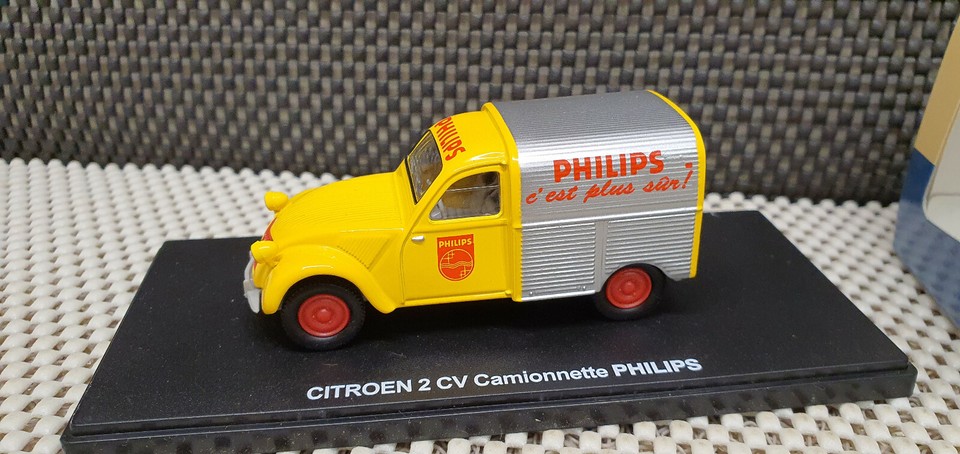 Utility Citroën 2 Cv Van Philips Model Metal Ech 1/43 Atlas | eBay
