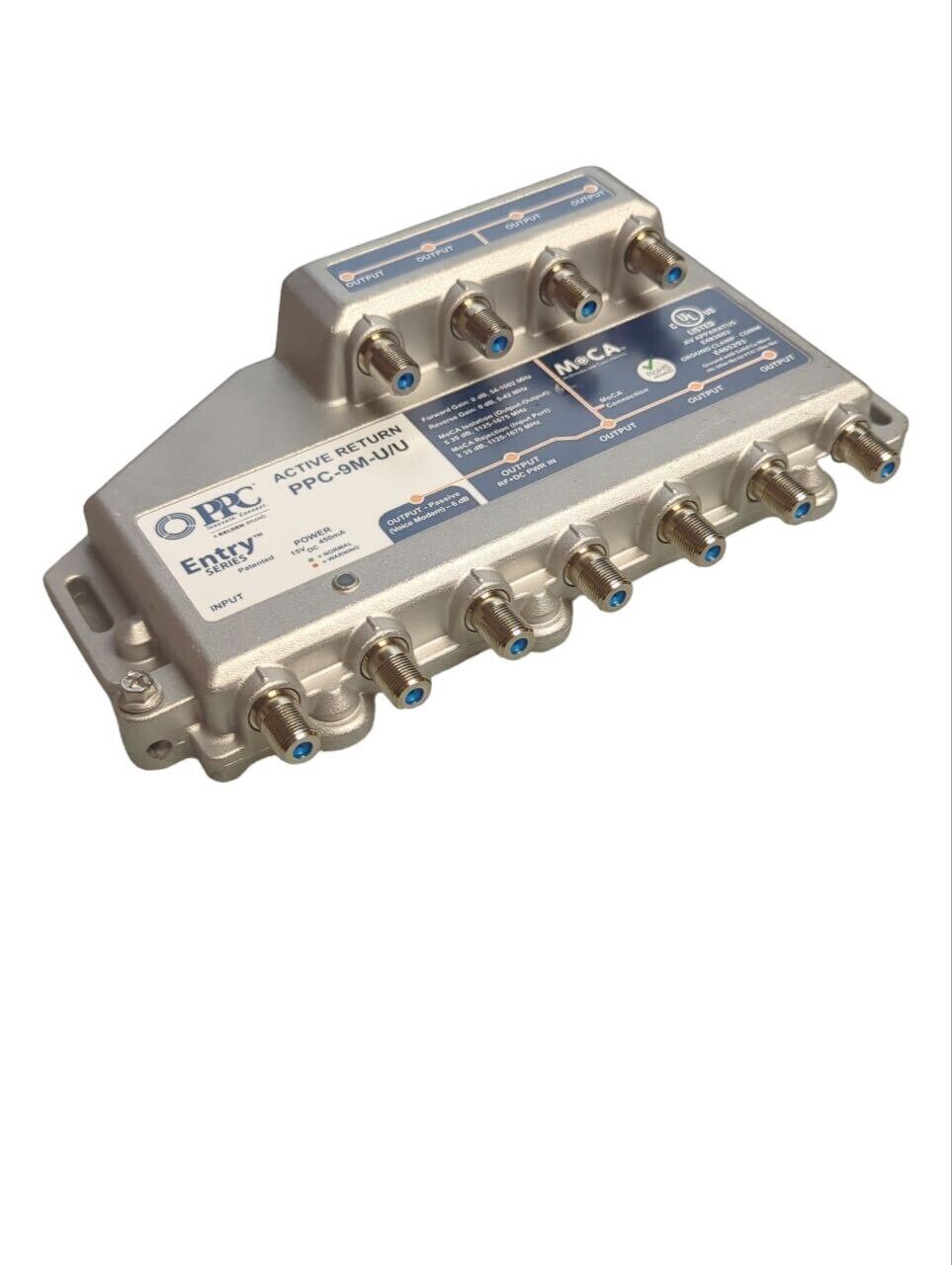 C.P. Company PPC-9M-U/U PPC Entry Series Active Return 9 Port Moca ...