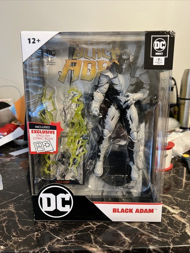 Mcfarlane DC Multiverse Page Punchers Black Adam Line Art Variant 7 ...