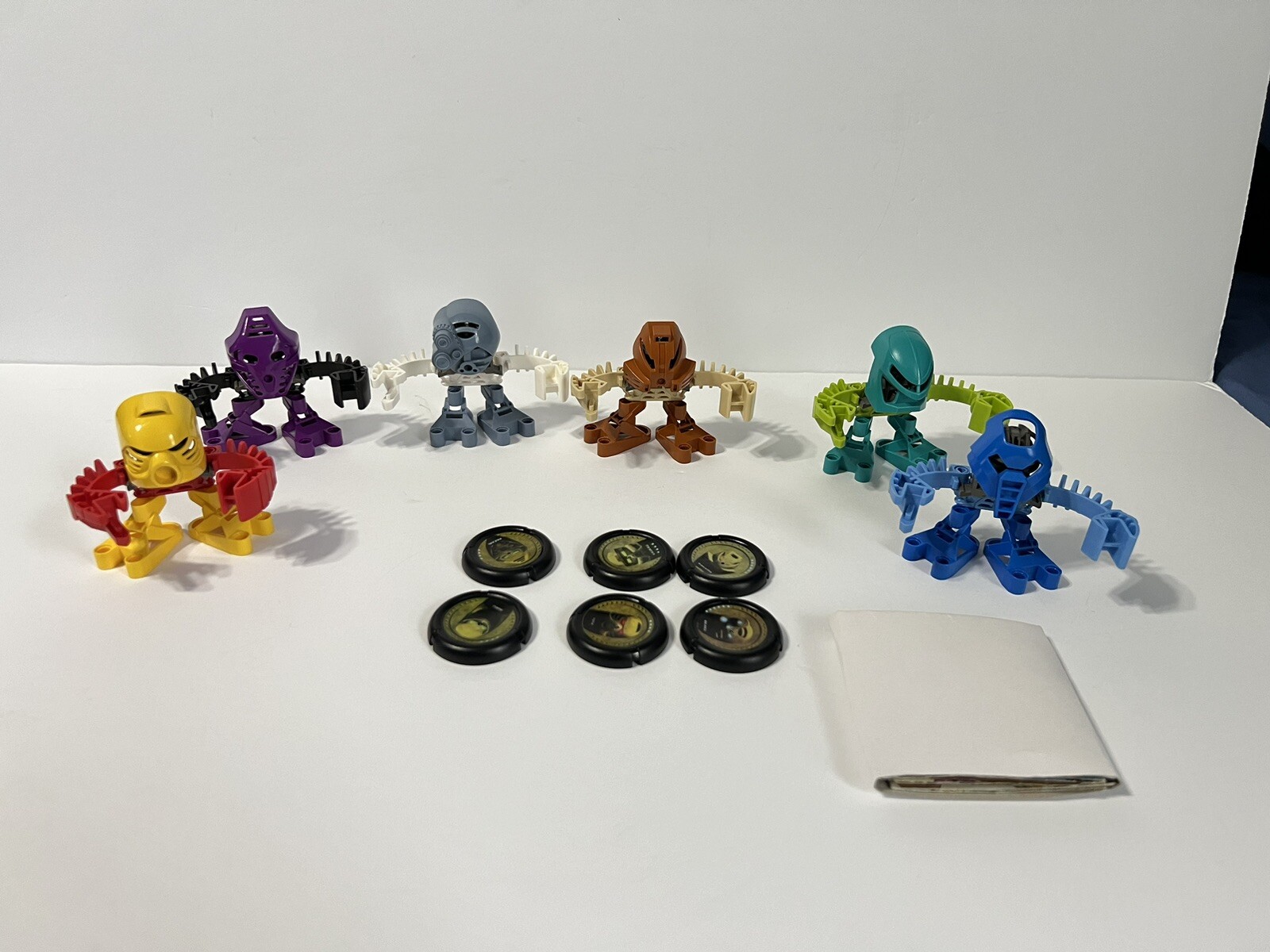 LEGO Bionicle McDonalds Tohunga Set Of 6. With DISKS mini Posters | eBay