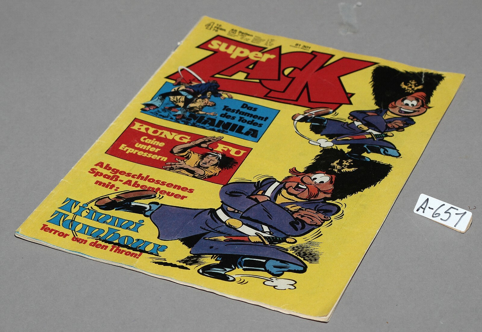 Zack Super Zack Heft Nr. 4 von 12. Februar 1976 Comic 70er Jahre # A ...