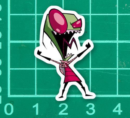 Invader Zim Sticker Decal | eBay