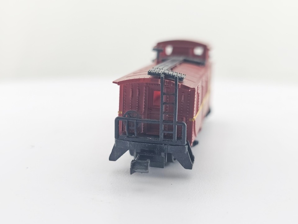 N Scale Life Like 7710 Santa Fe ATSF 1943 Caboose Car 1:160 Model Train ...