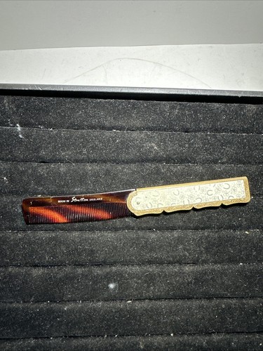 ANTIQUE DECORATIVE FOLDING COMB HORSESHOES-4 Leaf Clovers STRATTON ...