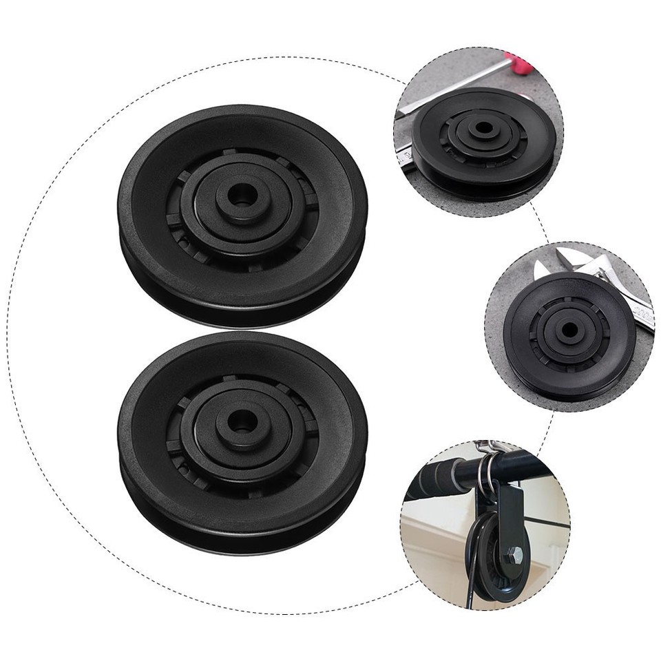 3 Pcs Pully Exercise Equipment Pulley Bearing Wheel for Weights ...