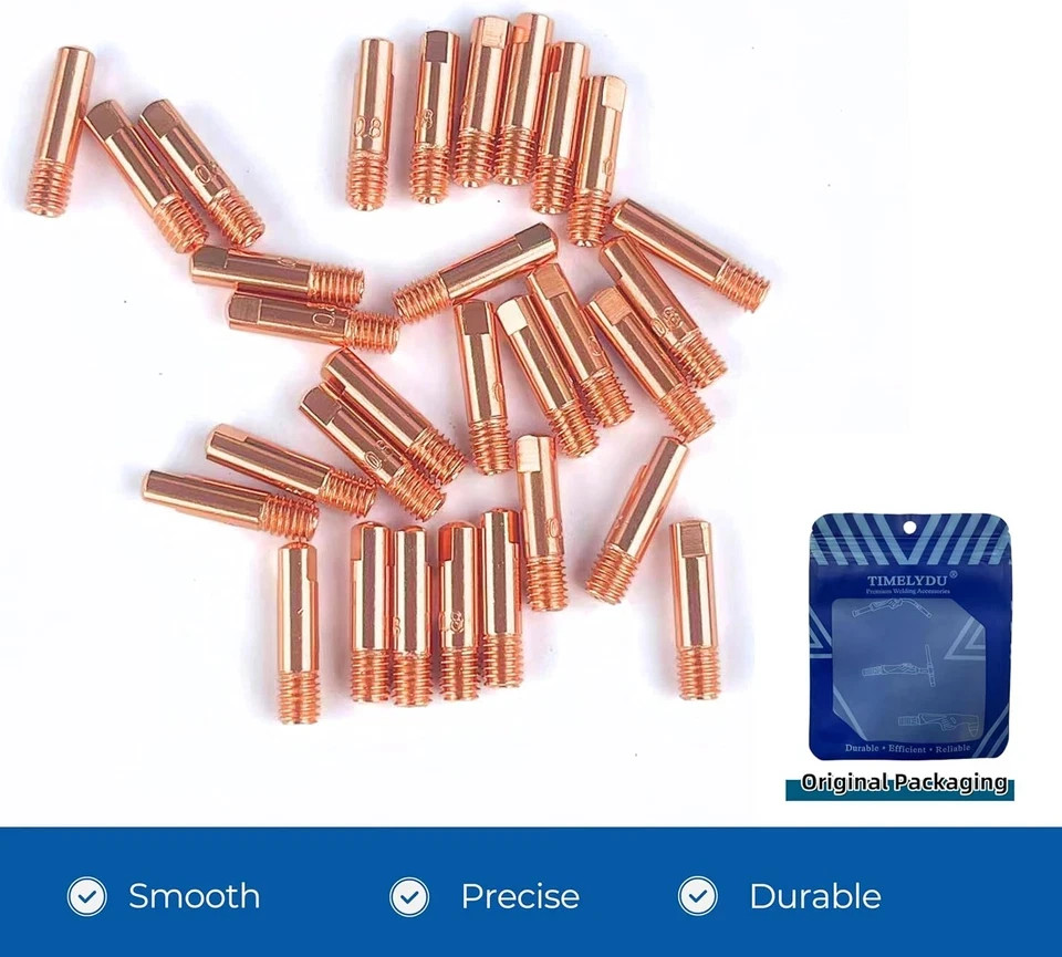Mig Welder Tips 30-Pack Welding Tips .035" Contact Tip for Mig Welding ...