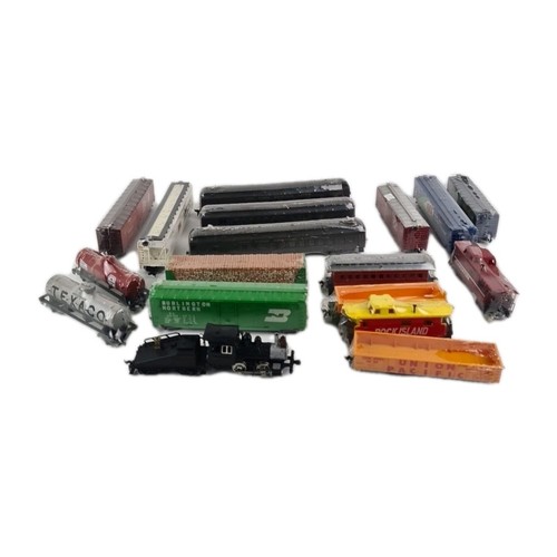 🚨 Lot 18 RSO Atest H0 Z 75145 Locomotive + New York Koppers Train Cars ...