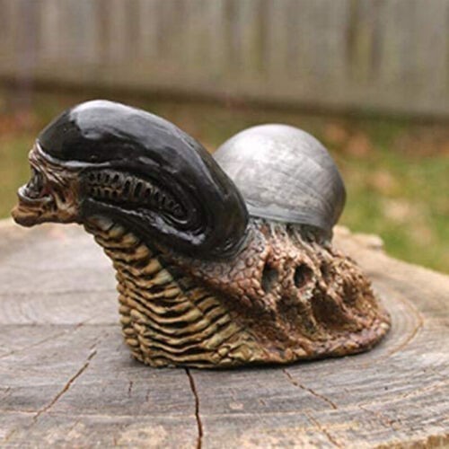 Aliens Snail Statue Figure Statues Model Doll Birthday Gifts Resin ...