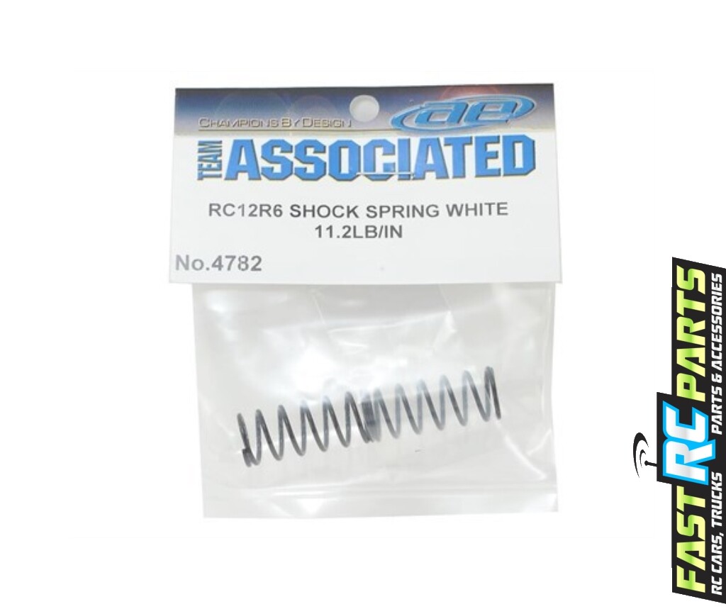 Associated RC12R6 Shock Spring white 11.2 lb/in ASC4782 | eBay