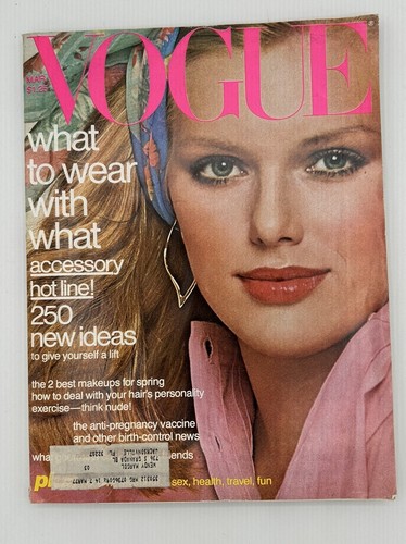 Vogue March 1977 Magazine Christie Brinkley Patti Hansen Lisa Taylor ...