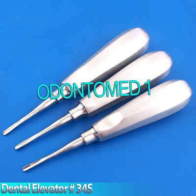 3 Dental Elevator # 34S Surgical Dental Instrument | eBay