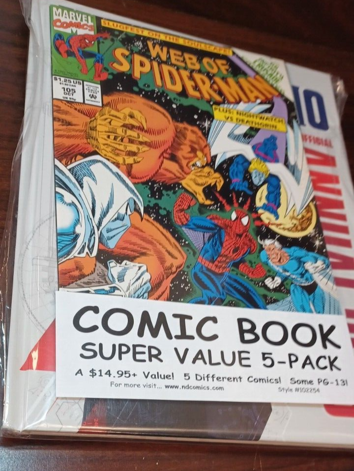 Comic Book Super Value Pack (5-Pack) NEW (Sealed)-Free Shipping with ...