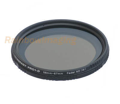 58mm Fader ND Filter ND8-ND800 MRC Multi-Coated Canon Nikon Sony "USA ...