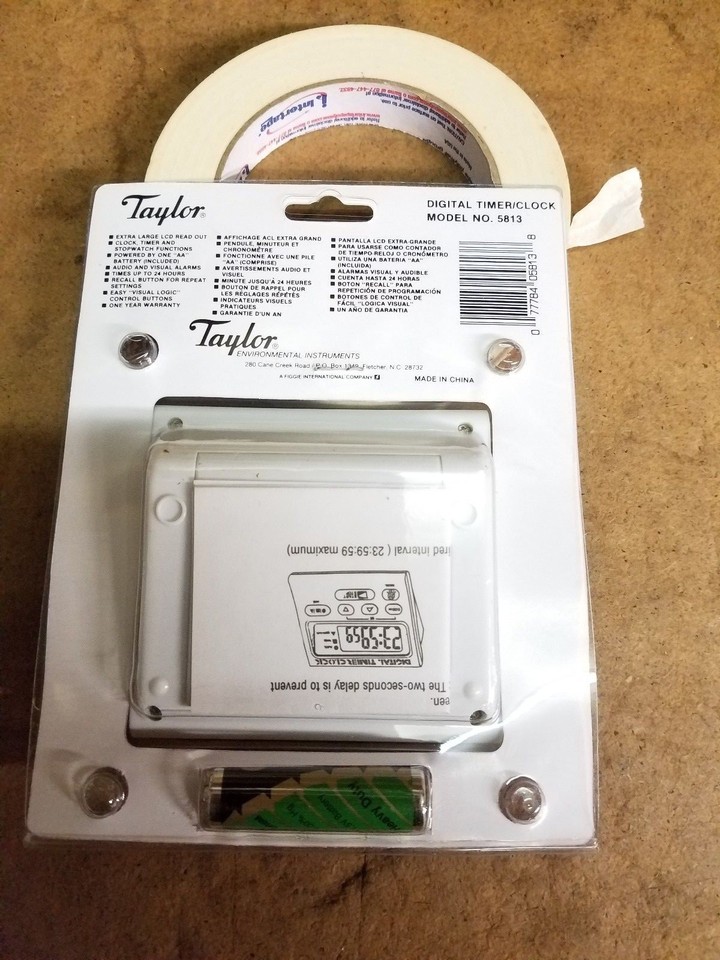 Taylor classic dual event digital timer model 5813 NIB NOS | eBay