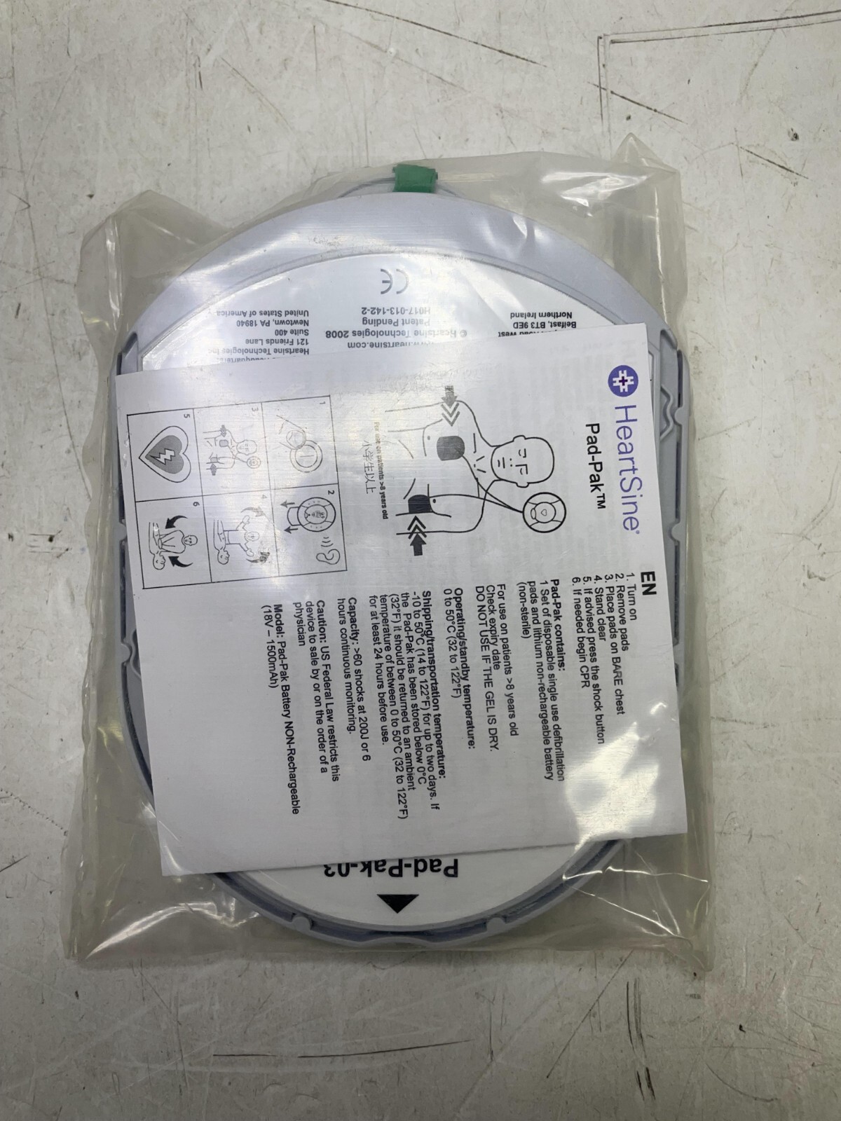 Heartsine Samaritan Pad-Pak-03 for sale online | eBay