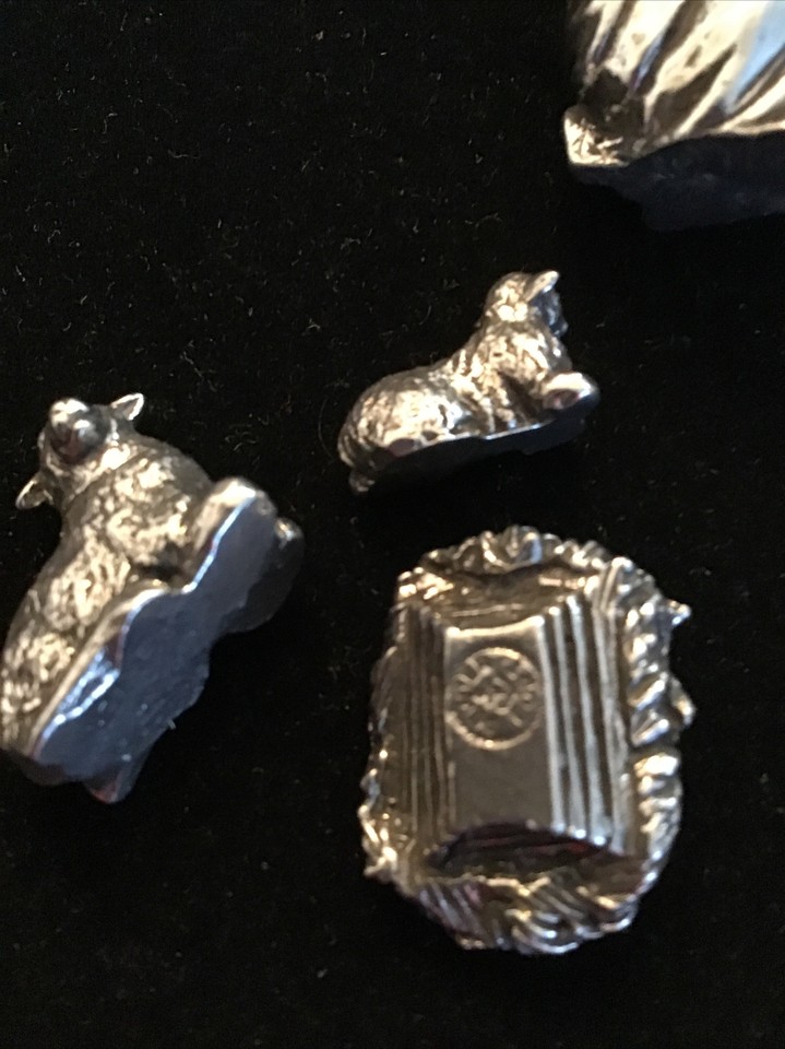 DANFORTH - Holy Family Pewter Nativity Set Handcrafted Gift Boxed ...