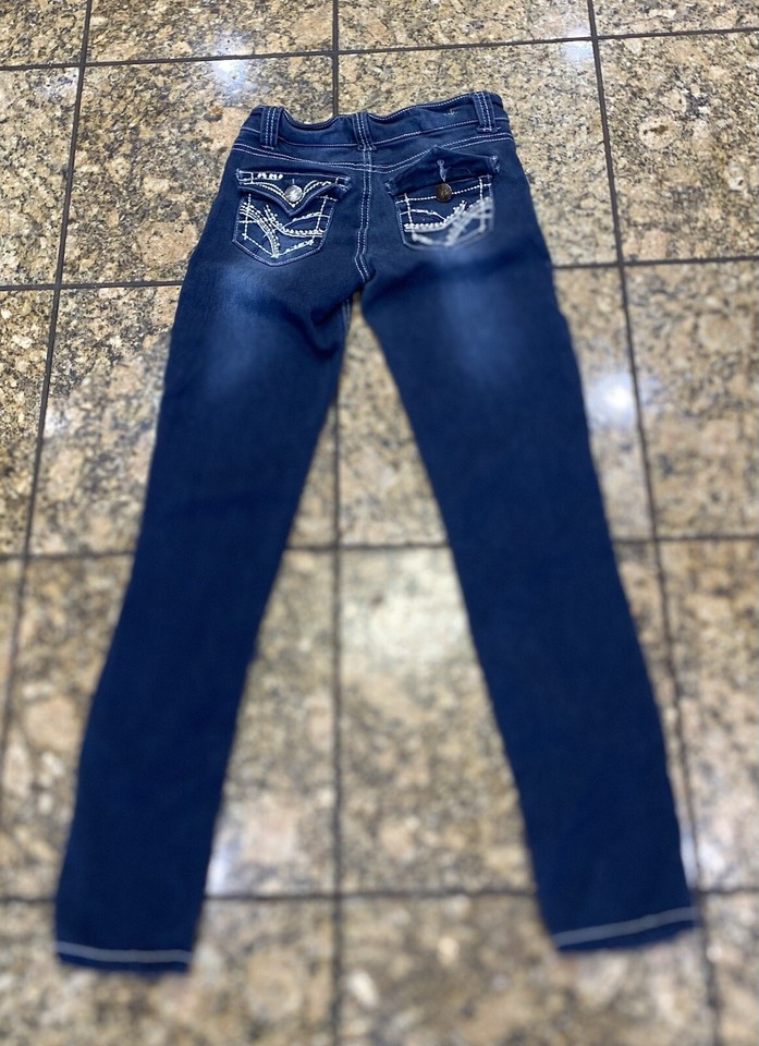 Pre Owned Girl’s Cravefame By Almost Famous Blue Jeans Sz 1 | eBay