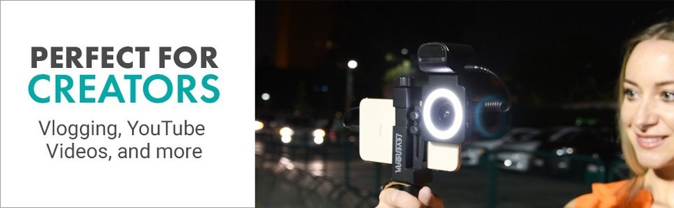 Movo SmartCine Smartphone Video Kit Tripod Bundle Grip Rig Microphone ...