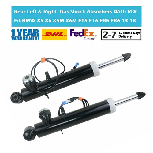 2X Rear Shock Absorbers VDC Fit BMW X5 F15 F85 X6 F16 F86 xDrive 50i ...