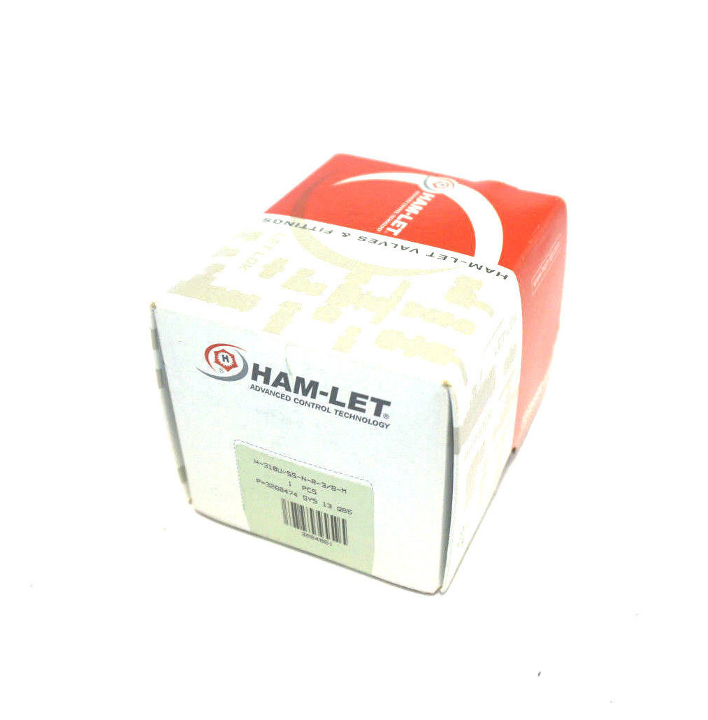 NEW HAMLET H-310U-SS-N-R-3/8-M NEEDLE VALVE H310USSNR38M | eBay