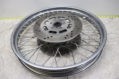 1992 Harley Dyna Evo Front Rim Wheel W/ Brake Rotors Spoked 21x2.15 | eBay
