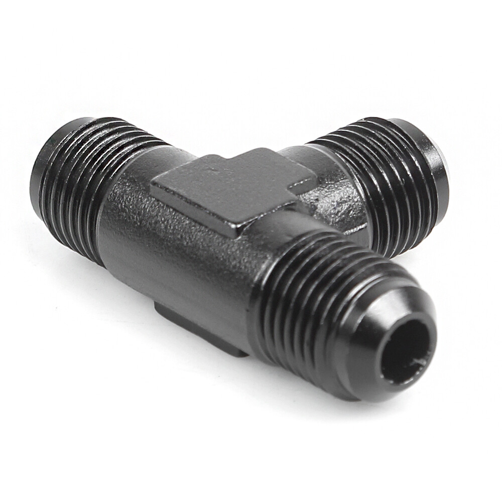 AN4 AN6 AN8 AN10 AN12 Male to 2x AN Male 3-Way Tee T-Piece Fitting ...