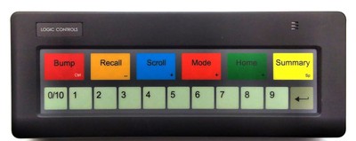 Logic Controls KB1700UD-BK Programmable USB Bump Bar Black Layout ...