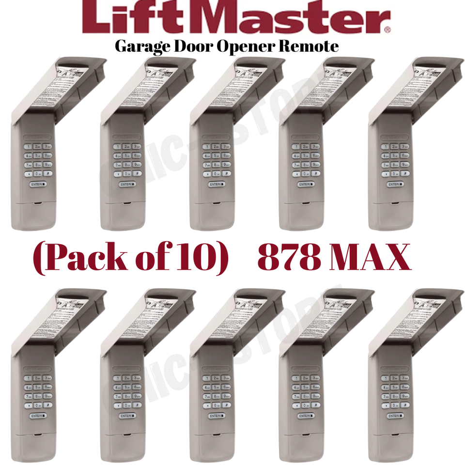 LiftMaster 878MAX Wireless Keyless Entry Garage Door Opener USA Stock ...