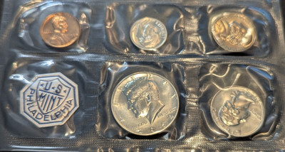 1964 SILVER PROOF SET ORIGINAL PACKAGING BRIGHT UNBLEMISHED | eBay