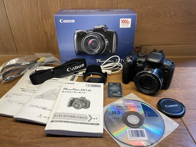 *Mint in Box* Canon PowerShot SX1 IS 10.0MP Digital Camera from Japan ...