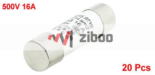 20PCS RO15 RT18 RT14 10 x 38mm Ceramic Cylinder Caps Fuse 500V 16A ...