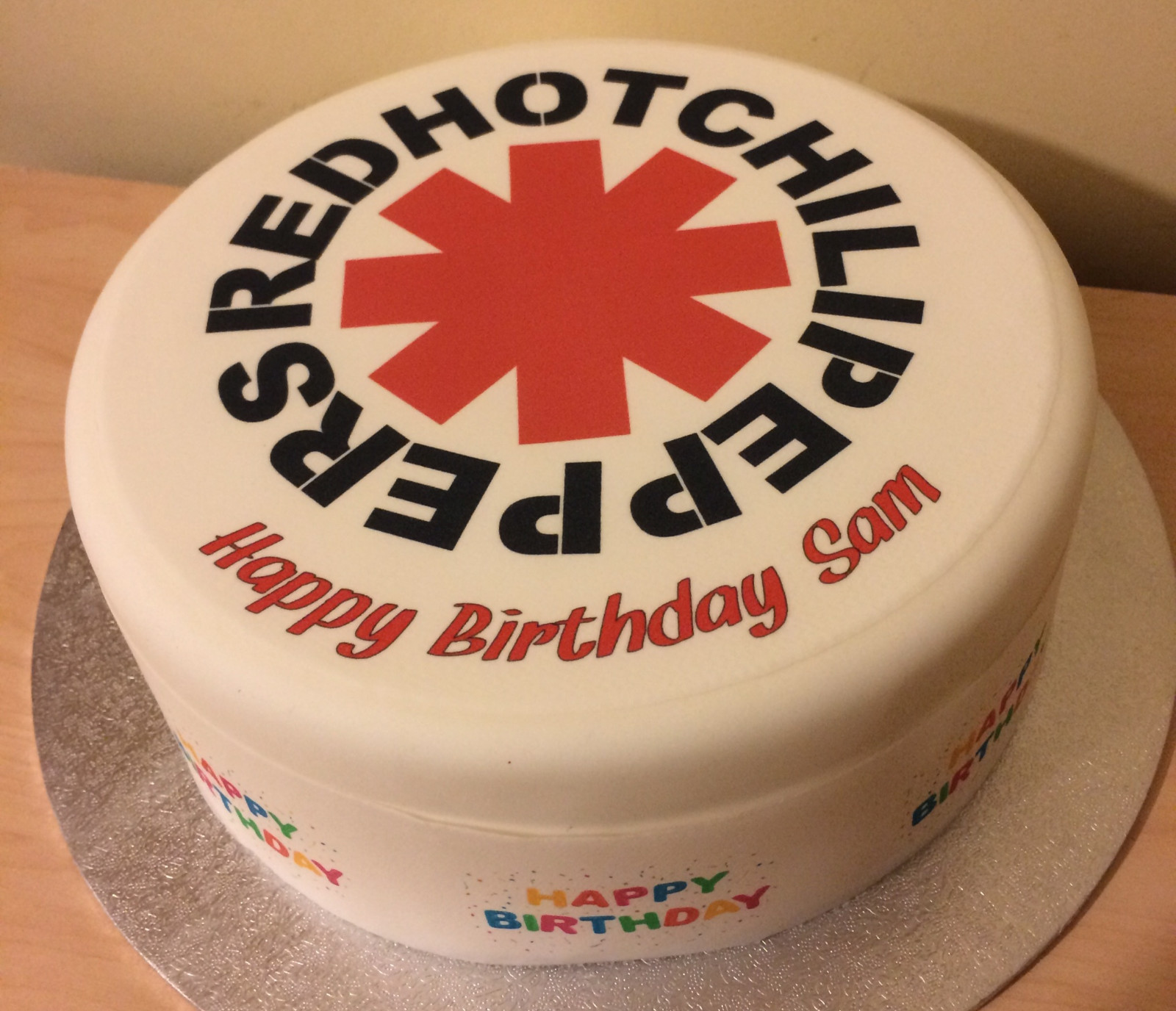 Red Hot Chili Peppers Cake