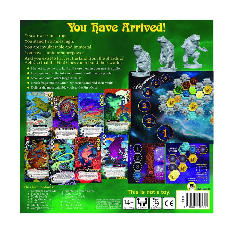 Devious Weasel Boardgame Cosmic Frog Box SW (New) | eBay