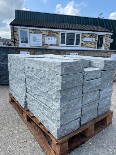 Kerb Edging - Natural Dressed Stone - 3 x Size Options in Grey or York ...