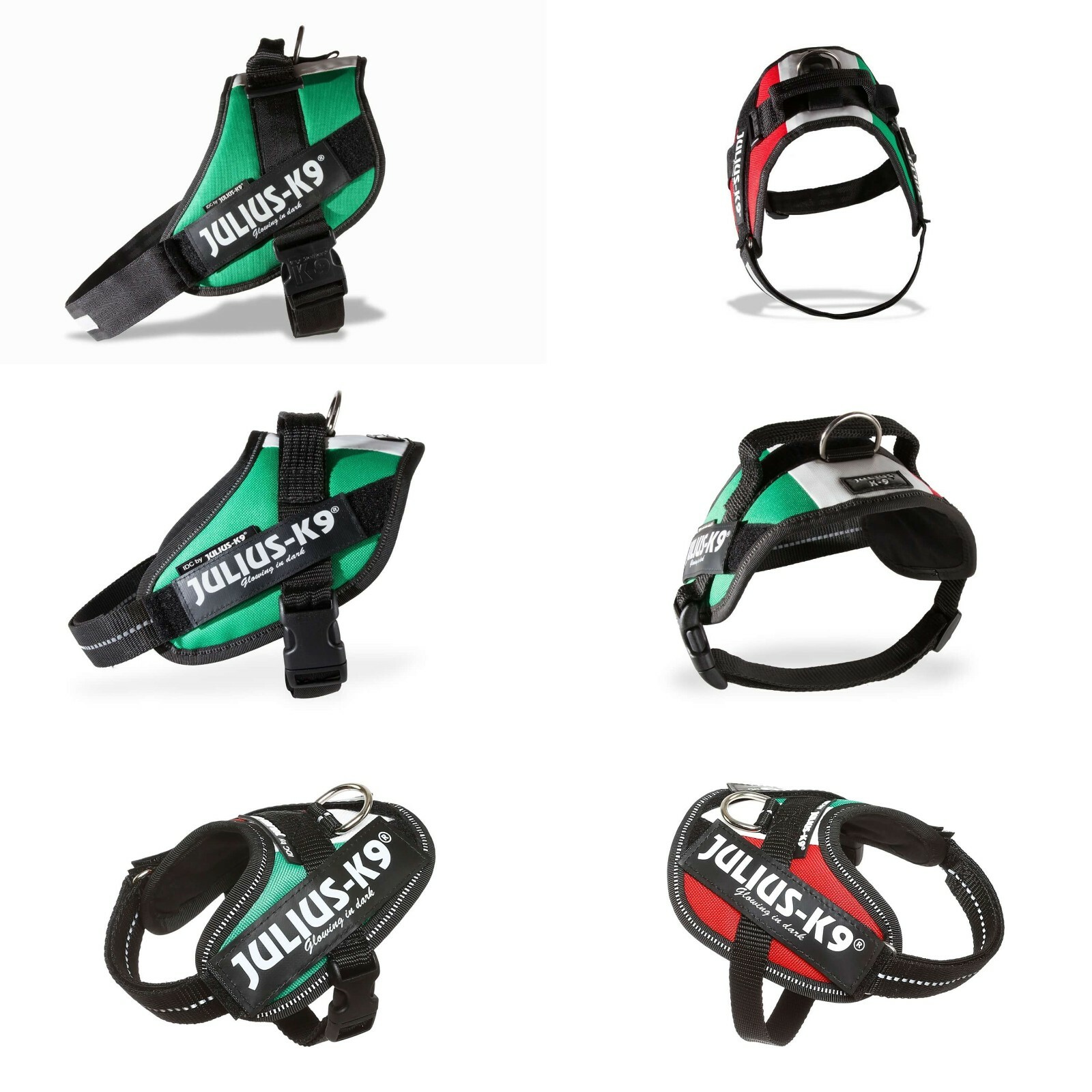 Julius-K9 IDC Flag Harness Dog Puppy Adjustable Comfortable Reflective ...