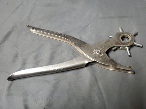 Vintage General Hardware NO 72 Revolving Head 6 Hole Leather Punch ...
