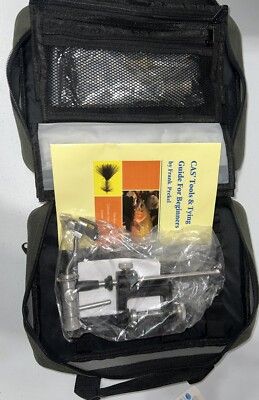 Zephr Travel Fly Tying Kit w/Travel Bag for Fly Tying or Tying Flies ...