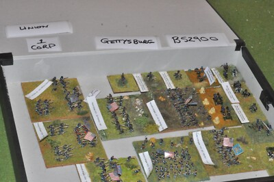 6mm ACW / volley & bayonet - gettysburg union 1st corp 220 figs ...