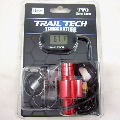Trail Tech TTO Temperature Meter Digital Gauge 16mm | 742-EH4 | In-Line ...