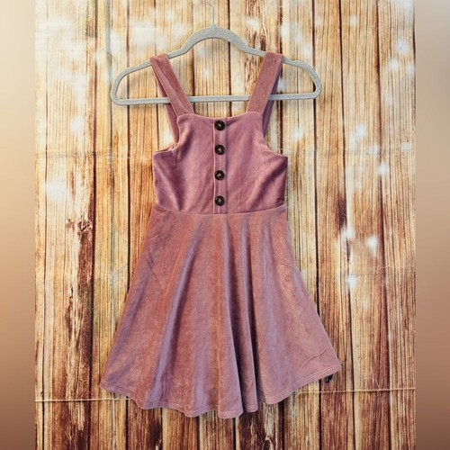 Beautees Girl’s Sleeveless Corduroy Overall Dress Mauve Size 7/8 | eBay