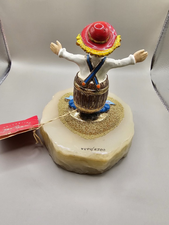 Ron lee collectable clown figurine numbered signed and dated 24 Kt Gold ...