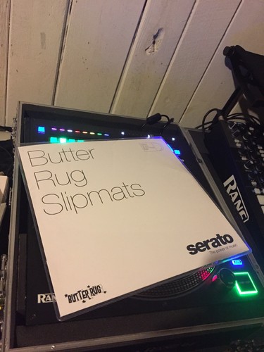 Serato Official Butter Rugs Slipmats Pair White for sale online | eBay