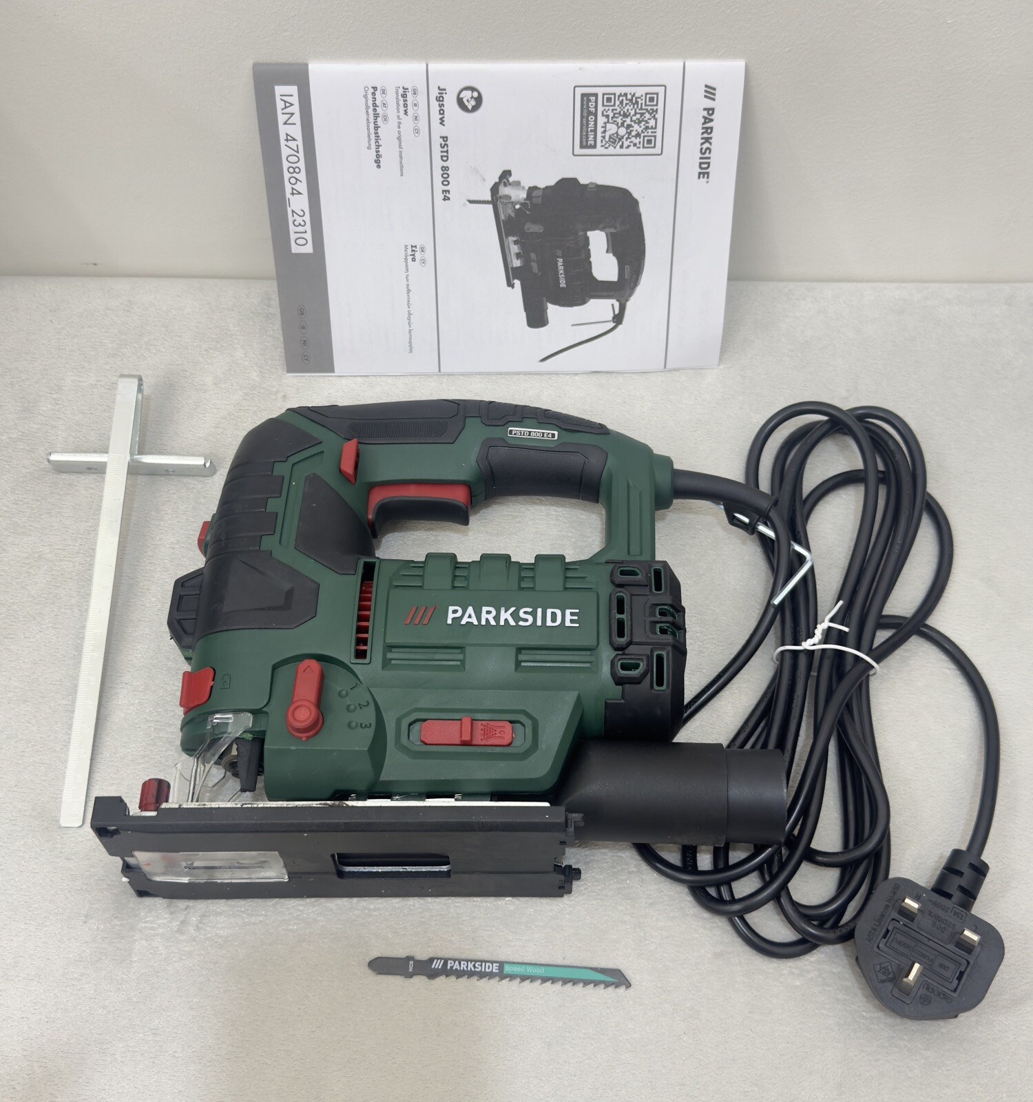 Parkside 800W Electric Jigsaw + Accessories - PSTD 800 E4 | eBay UK