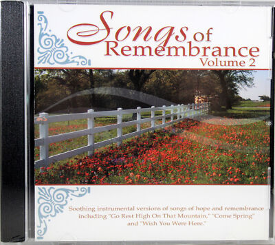 Songs of Remembrance Vol 2 NEW CD Soothing Instrumental Christian Music ...
