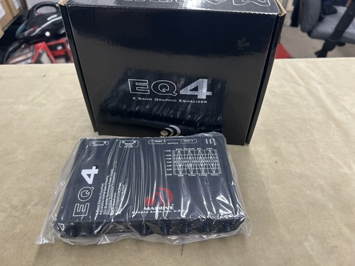 Massive Audio EQ4 Graphic 1/2 Din 4 Band Equalizer - High 8 Volt EQ ...