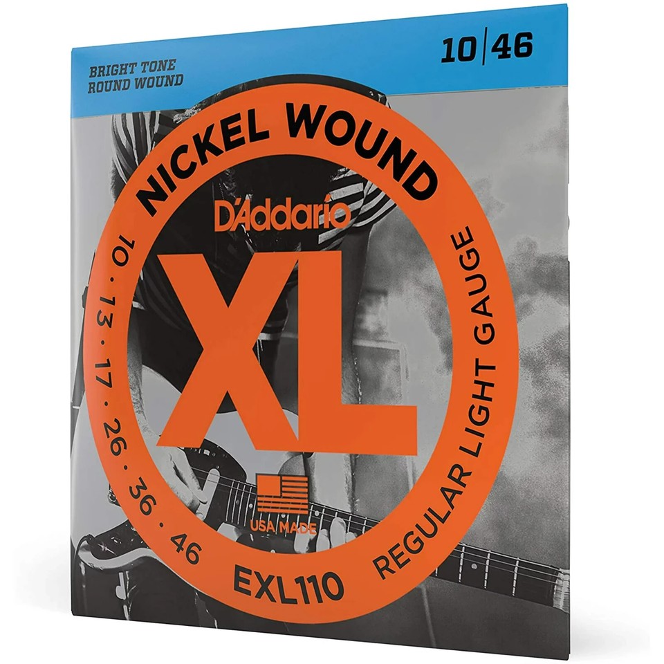 D'Addario Electric Guitar String Sample Pack NYXL / XL and Pure Nickel ...