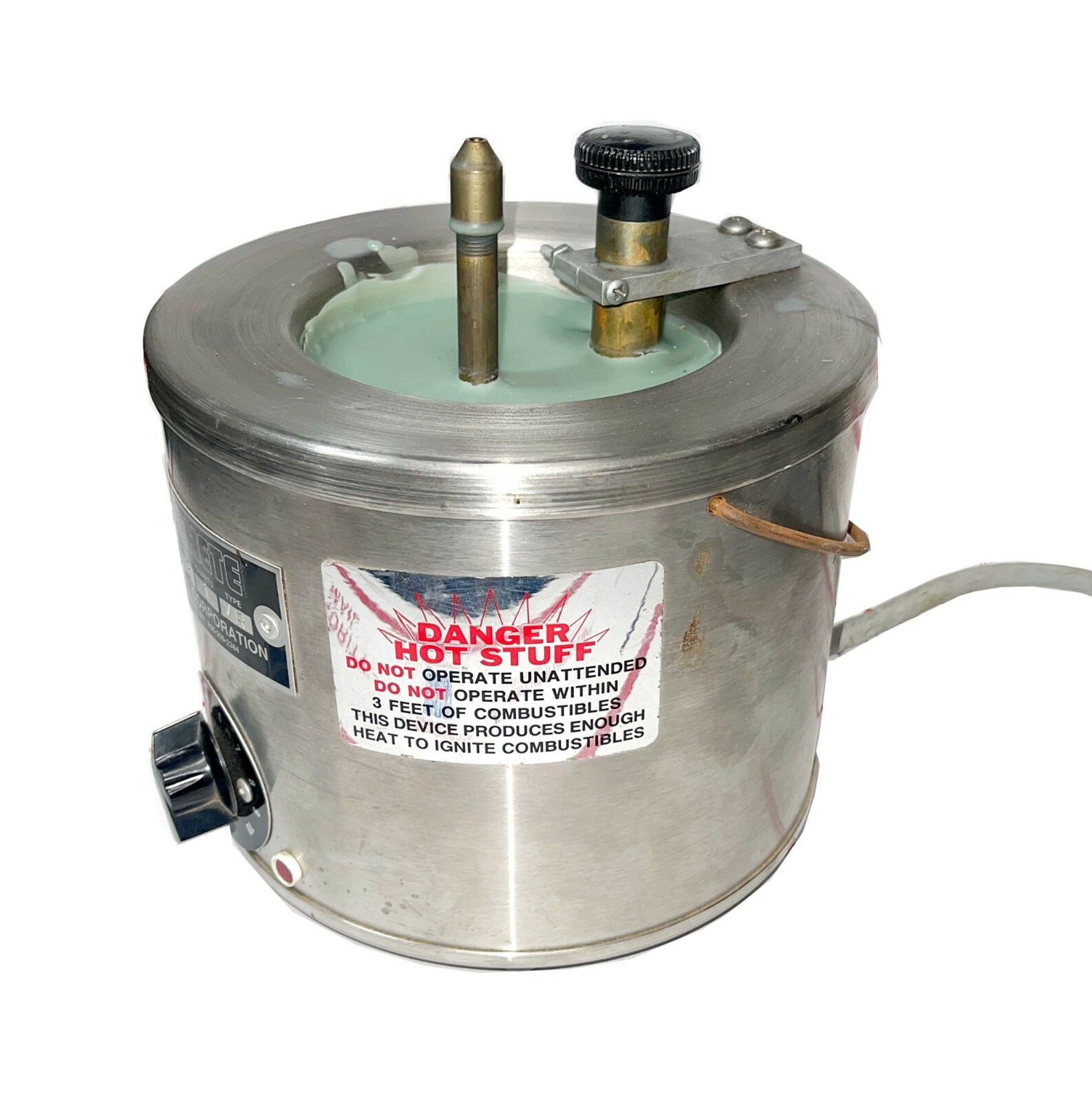 RITE HETE WAX INJECTOR MINI WAX MELTING POT 1 QUART USED WORKING ...
