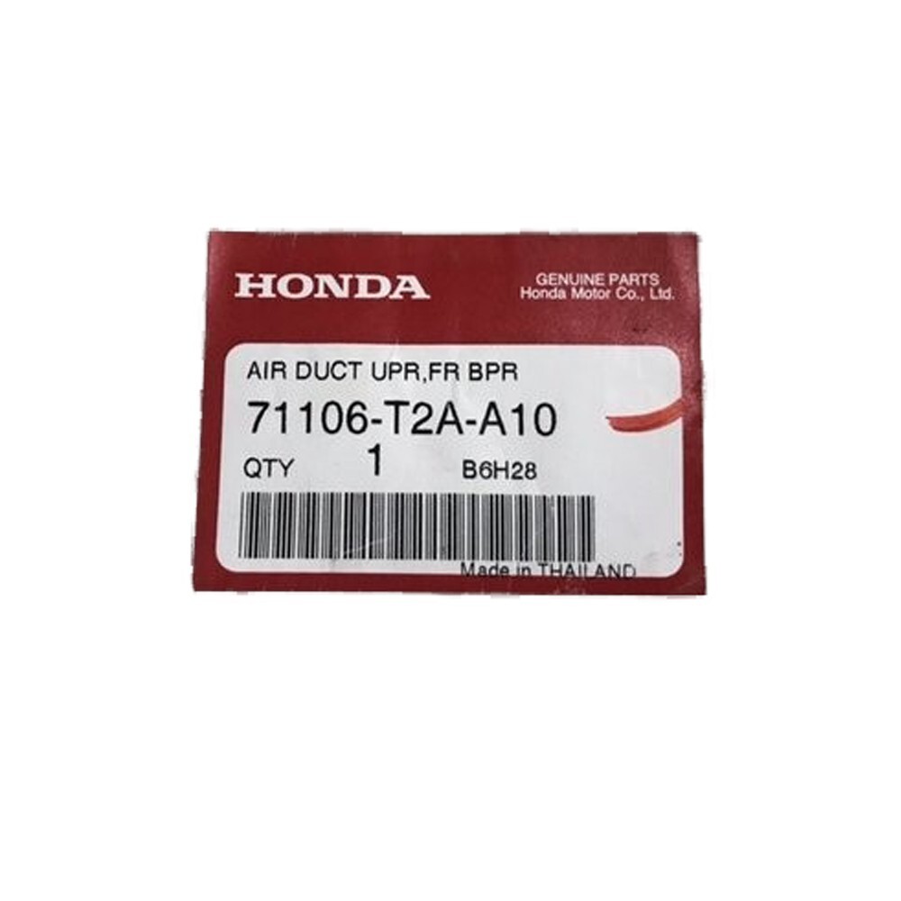 Genuine Upper Air Duct Radiator Cover 13-16 Honda Accord 71106-T2A-A10 ...